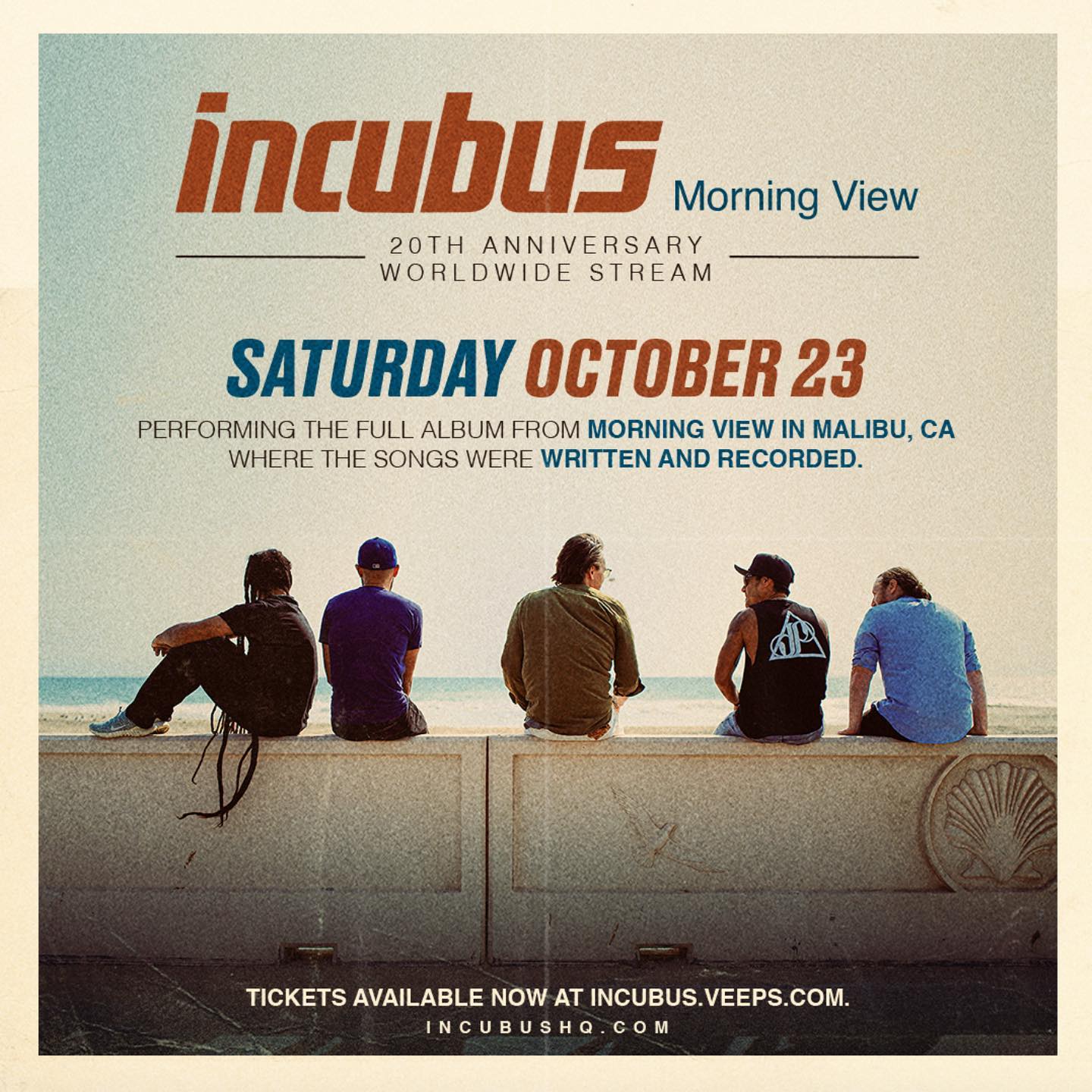 Incubus Announce ‘Morning View ‘ Live Stream Performance - The Rock Revival