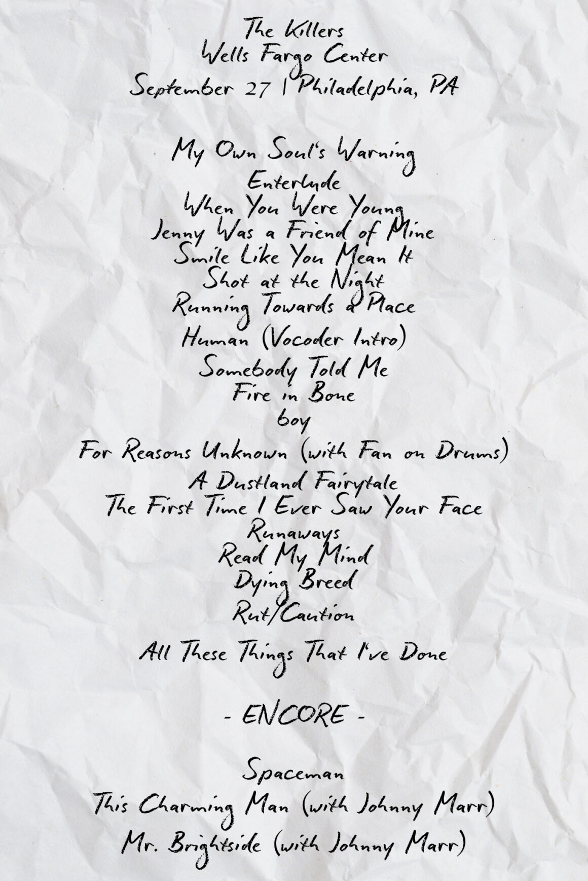 The Killers Roll Through a Hit-Filled Set with Style in South Philly ...