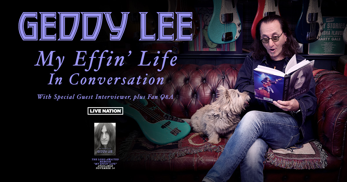 Rush’s Geddy Lee Announces Spoken Word Tour