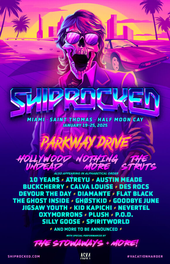 ShipRocked 2025 Lineup Announced: Parkway Drive, Hollywood Undead, The ...