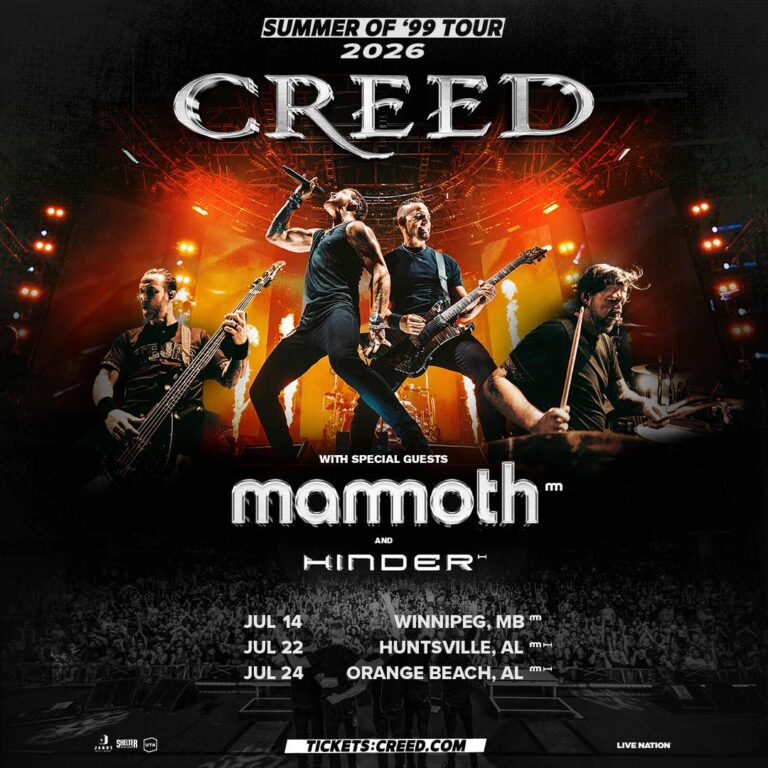 Creed Add More 2026 North American Tour Dates