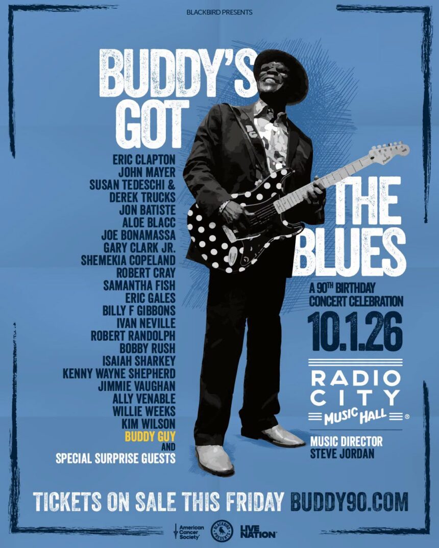 Buddy Guy Announces 90th Birthday Concert in New York with Eric Clapton ...